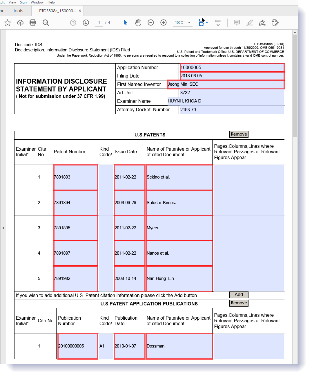 Uspto Ids Fillable Form - Printable Forms Free Online Uspto Ids Fillable Form - Printable Forms Free Online